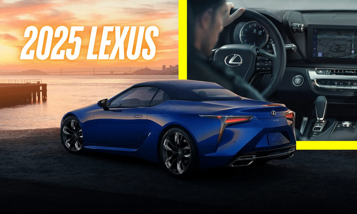 The 2025 Lexus LC receives new paint options and minor updates while ...
